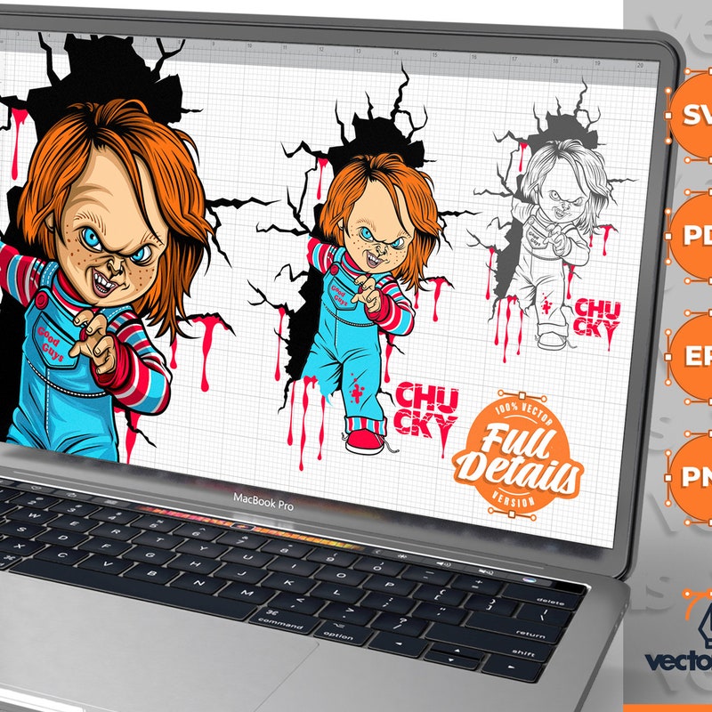 Chucky Svg - Etsy