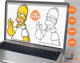 Homer, Marge, Homer Svg, Marge Svg, the Simpsons, the Simpsons Svg, the ...