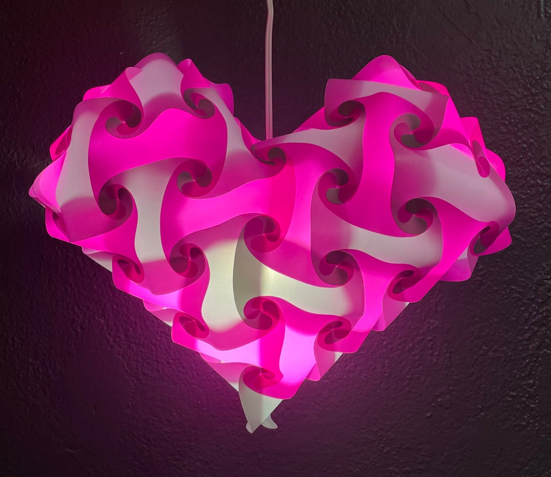Puzzle Lamps in Heart Shape Buy 2 Get 25% OFF at Check - Etsy