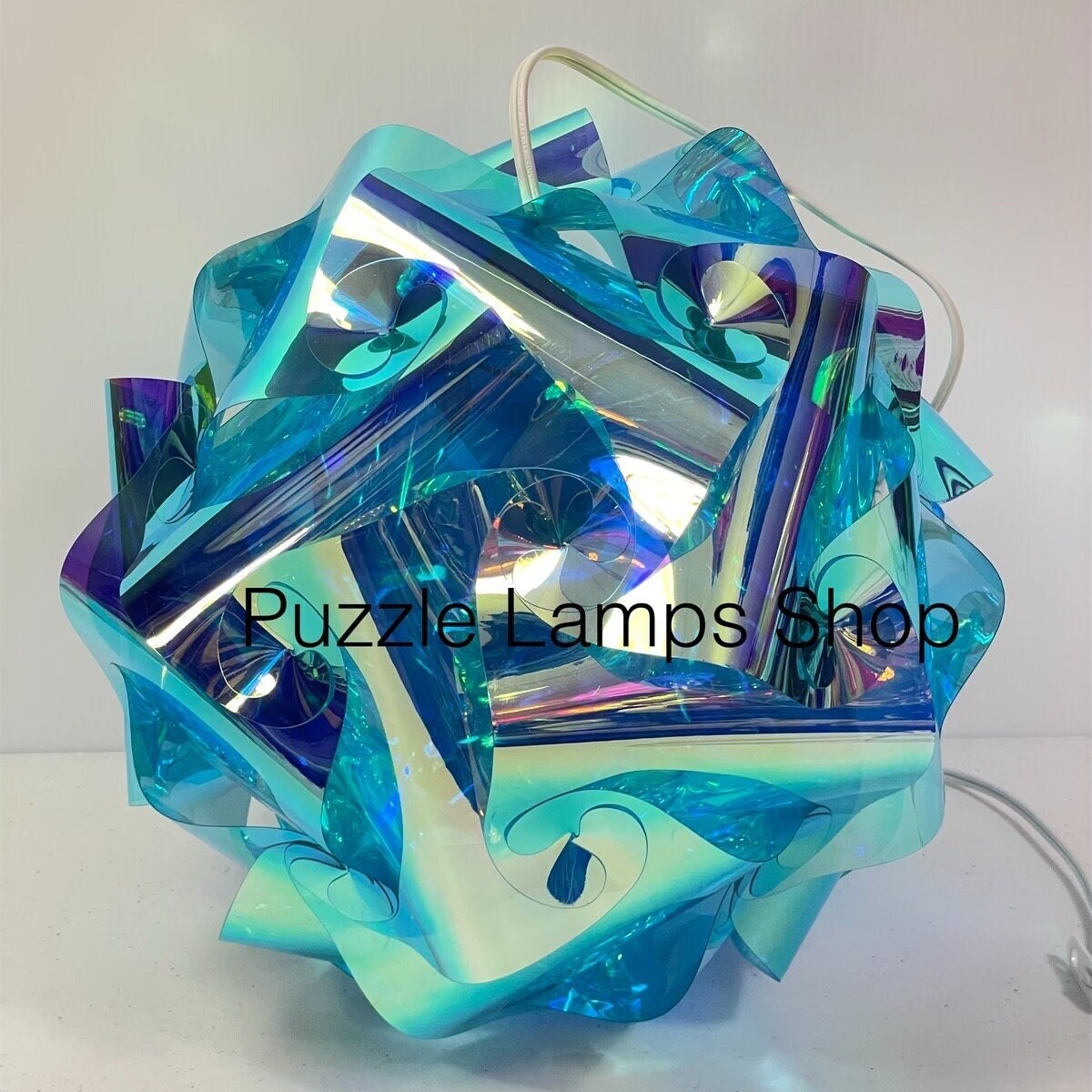 Puzzle Lamps Iridescent Colors Light for Camping. - Etsy