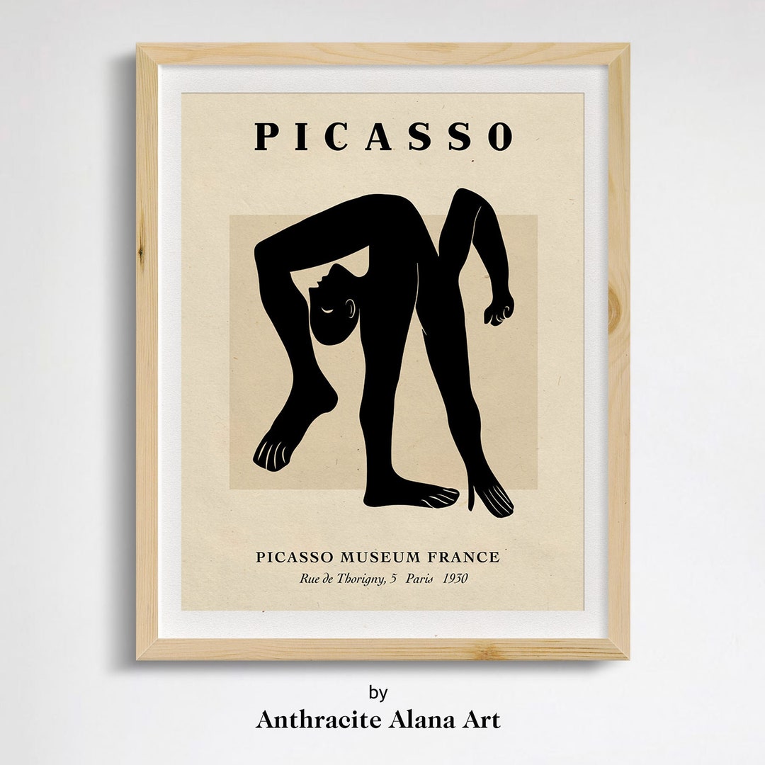 Picasso Acrobat Digital Art Print Acrobat Picasso Lithograph - Etsy