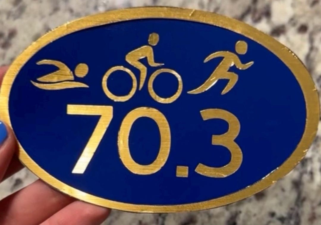 Triathlon Car Magnet/sticker - Etsy