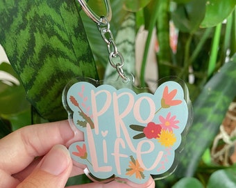 Pro Life Acrylic Keychain Ultrasound Keychains Wonderfully Made ...
