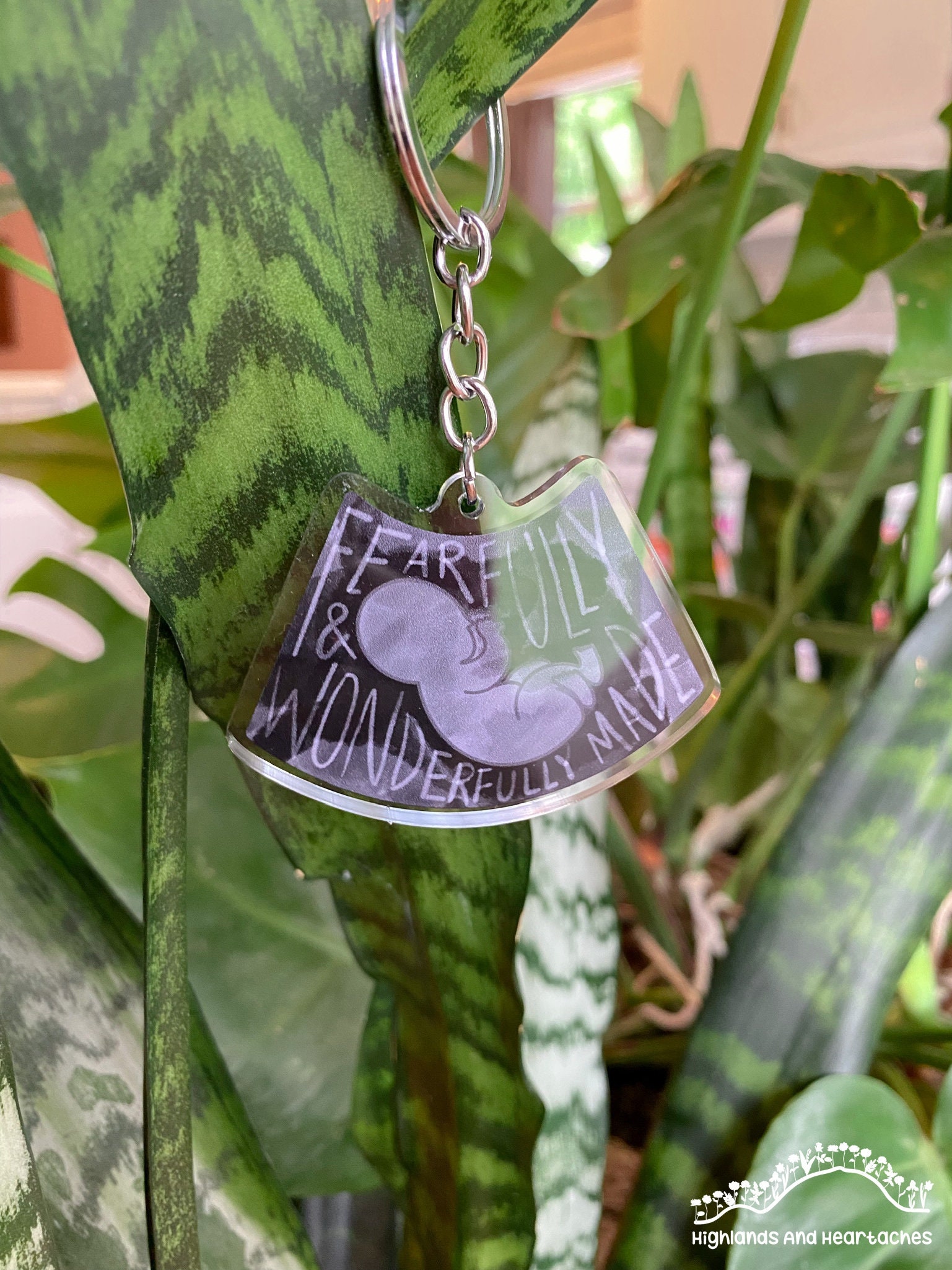 Pro Life Acrylic Keychain Ultrasound Keychains Wonderfully Made ...