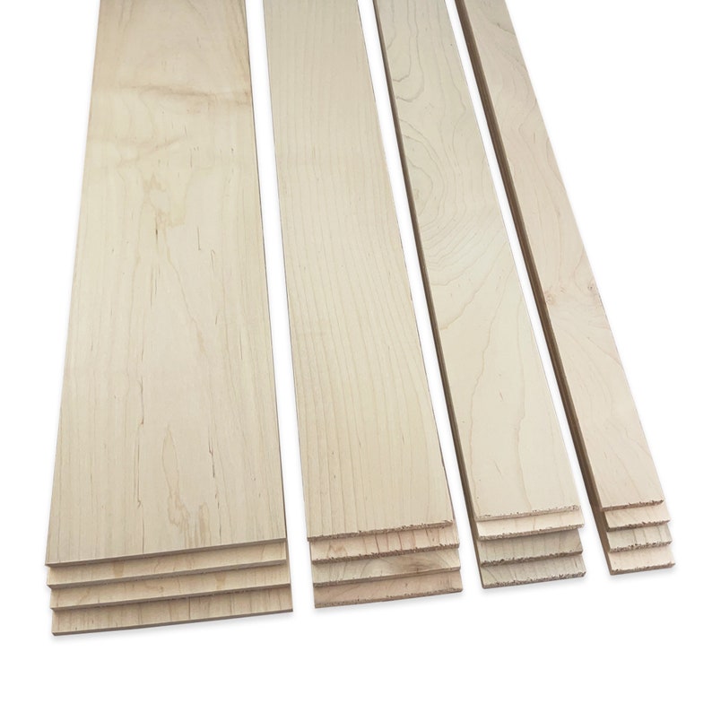Maple Craft Board Pack | 16 Pieces | 24" Combo Pack for Project ...