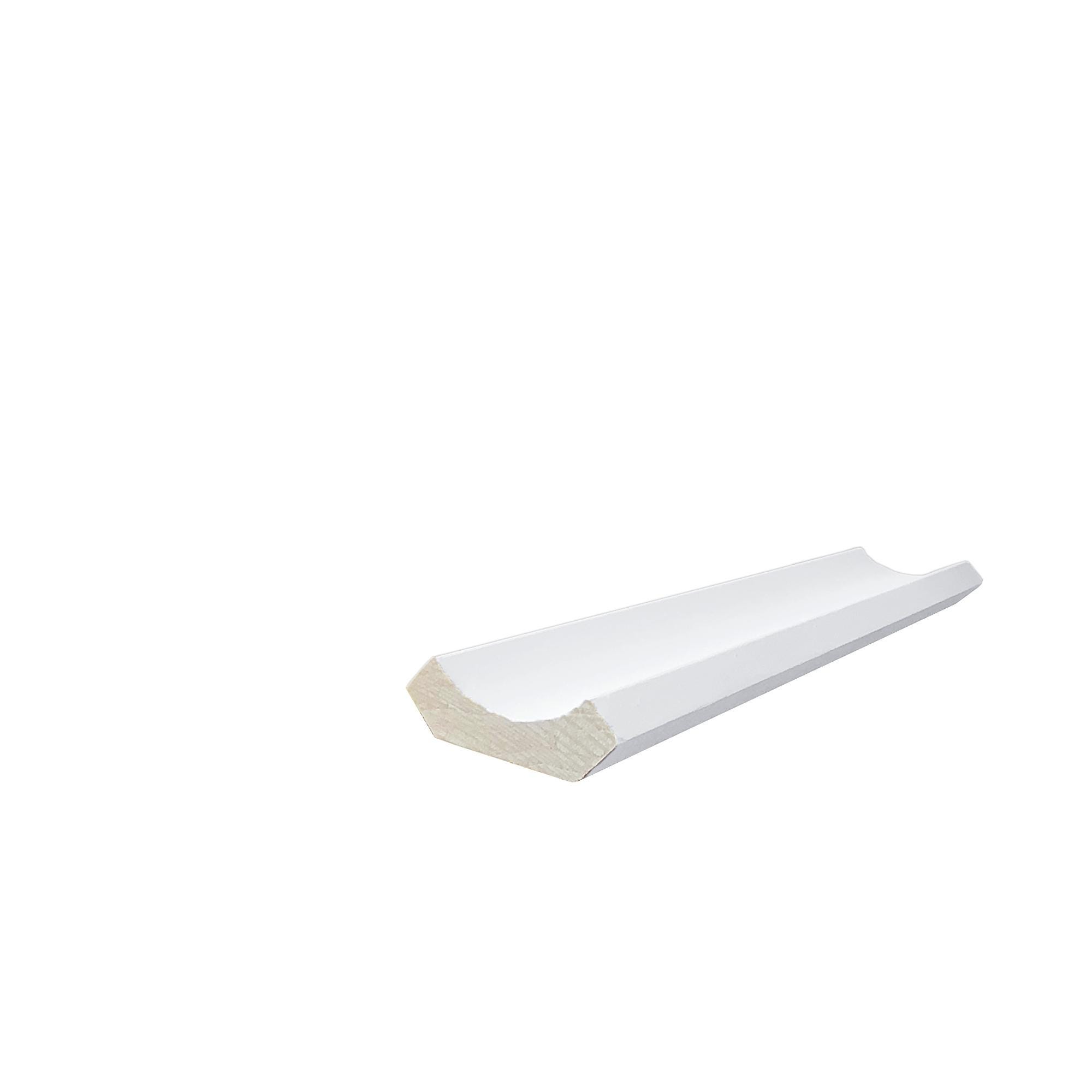 Cove Crown Moulding | Primed Fingerjoint Poplar | 1/2" X 1-3/4" X 94 ...