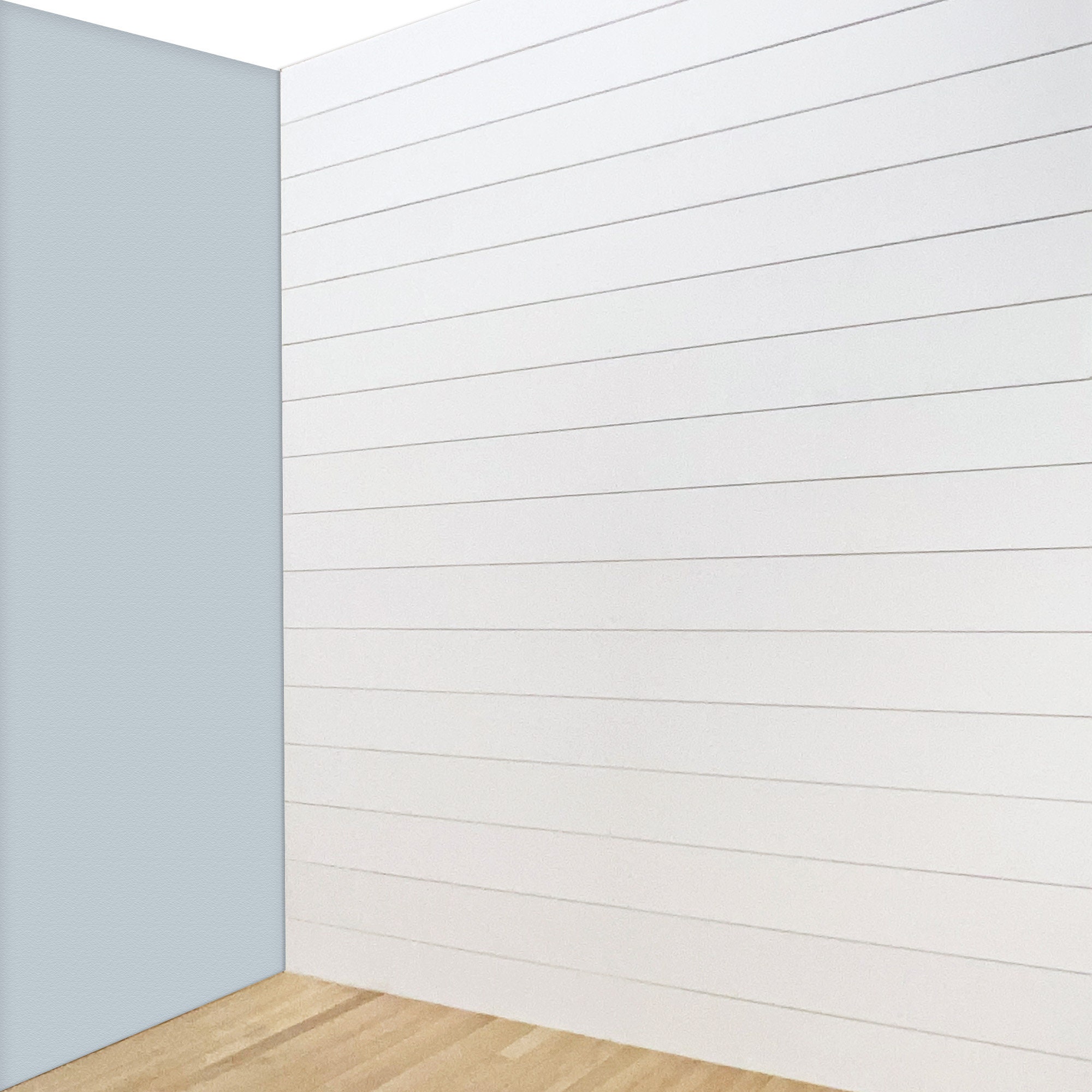 White Primed Shiplap Paneling | Nickel Gap Planks | Accent Walls ...