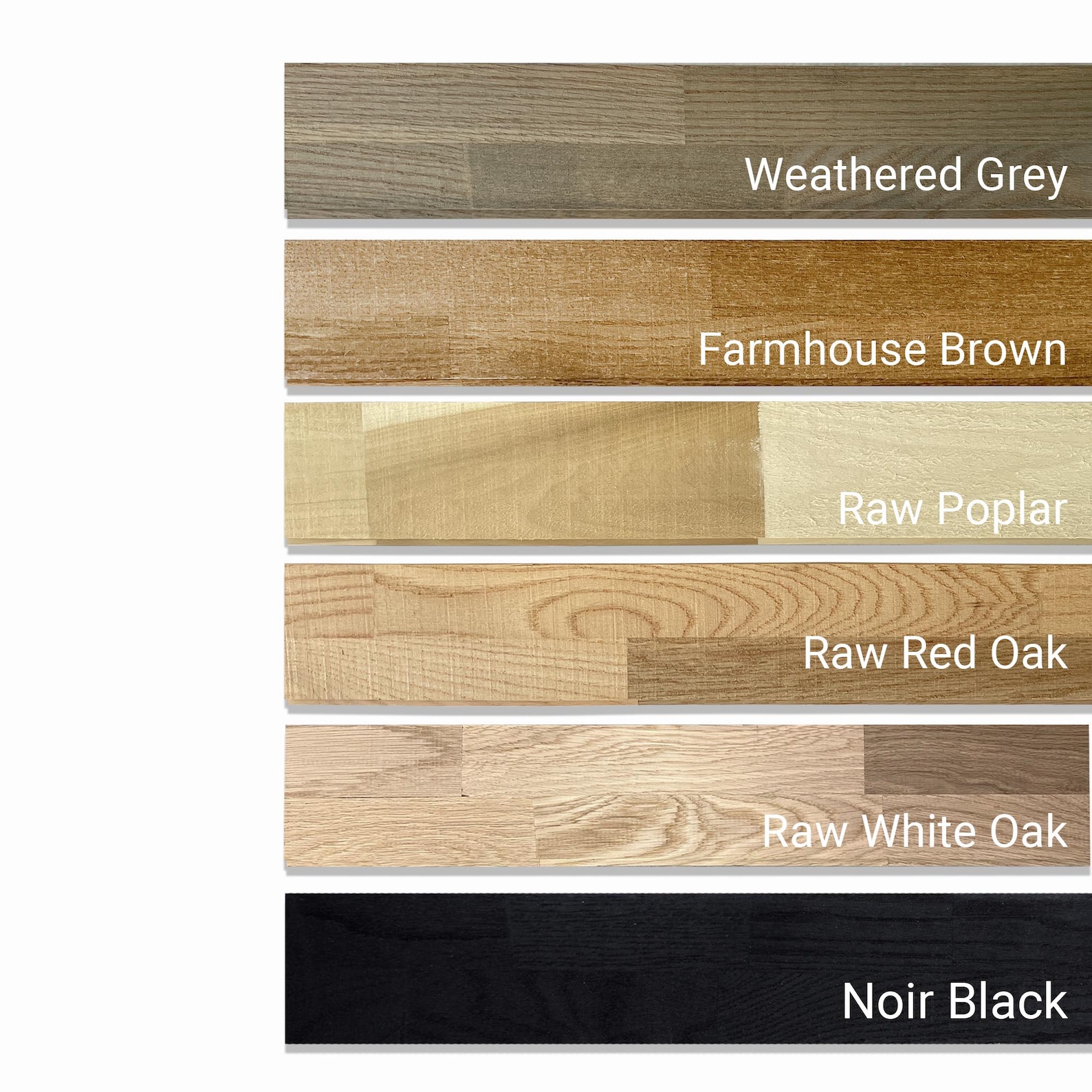 Samples of Rustic Shiplap | Real Wood Shiplap | Stained & Unfinished ...