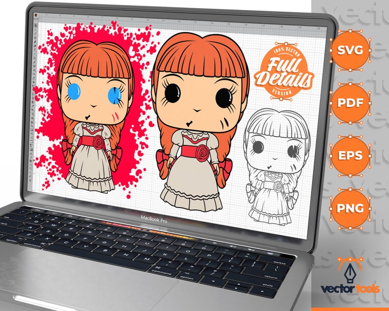 Annabelle SVG, Annabelle Horror Movie Svg, Halloween Svg, Movie ...