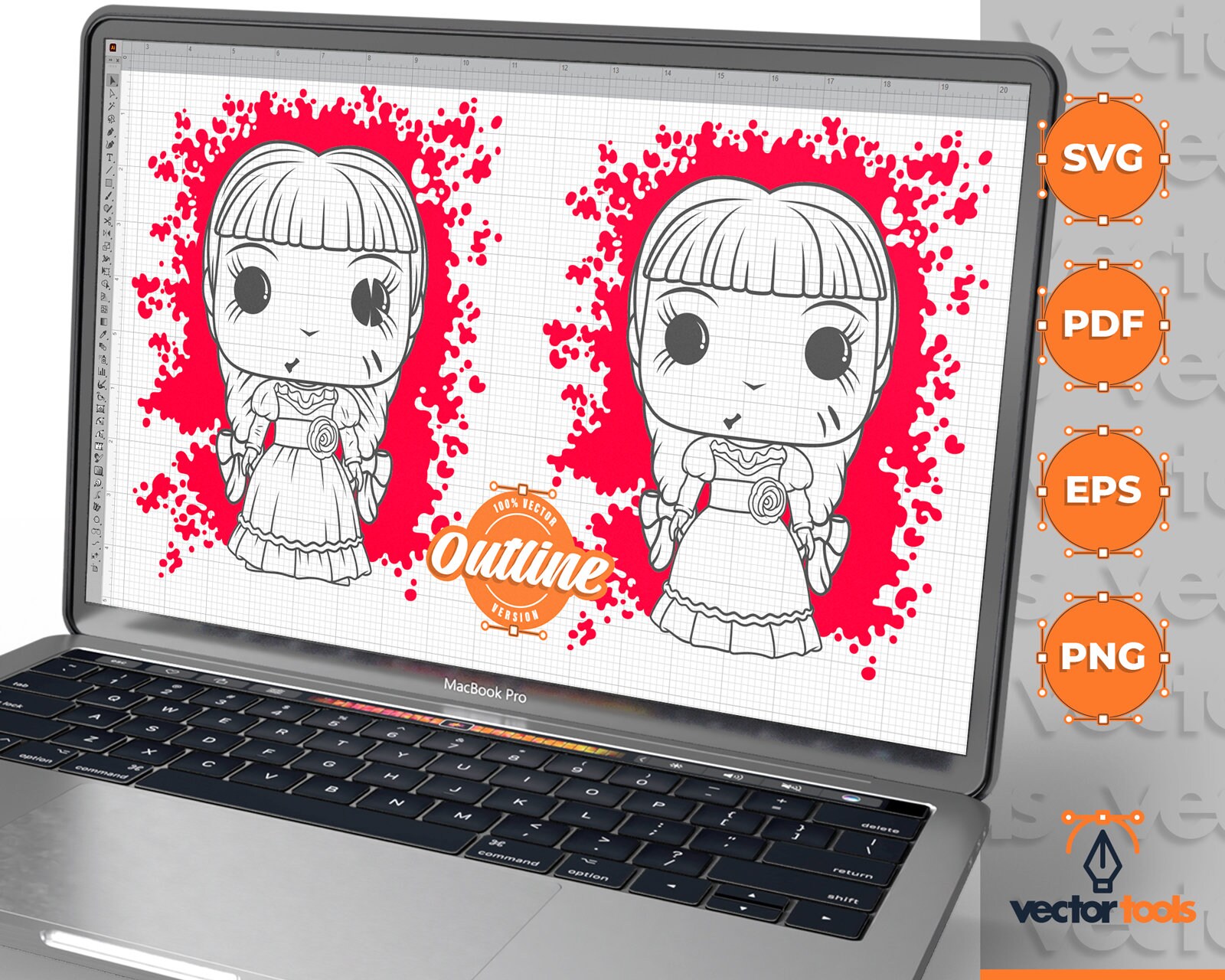 Annabelle SVG Annabelle Horror Movie Svg Halloween Svg - Etsy Ireland