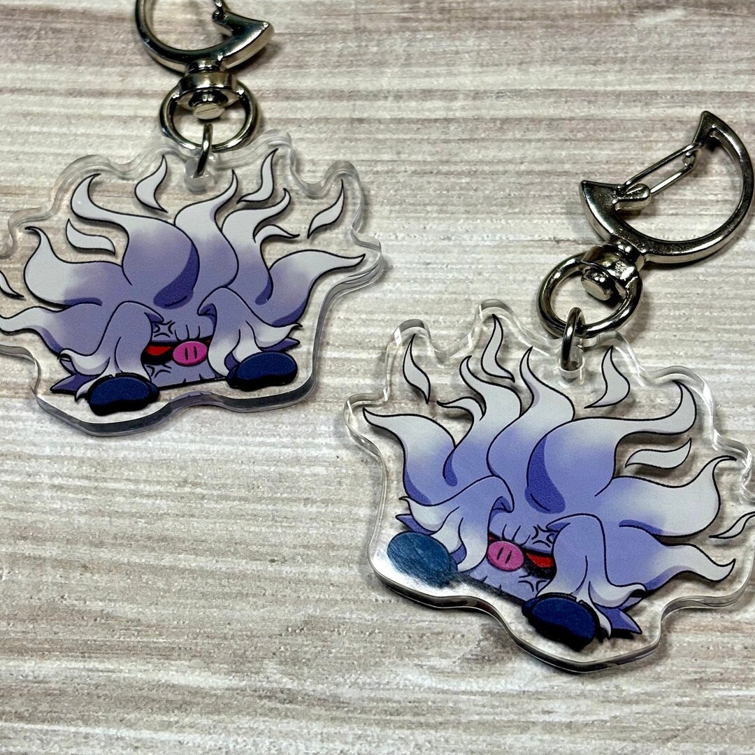 Peeking Shiny Angry Monkey Acrylic Keychain | Cute Videogame 2 Inch ...