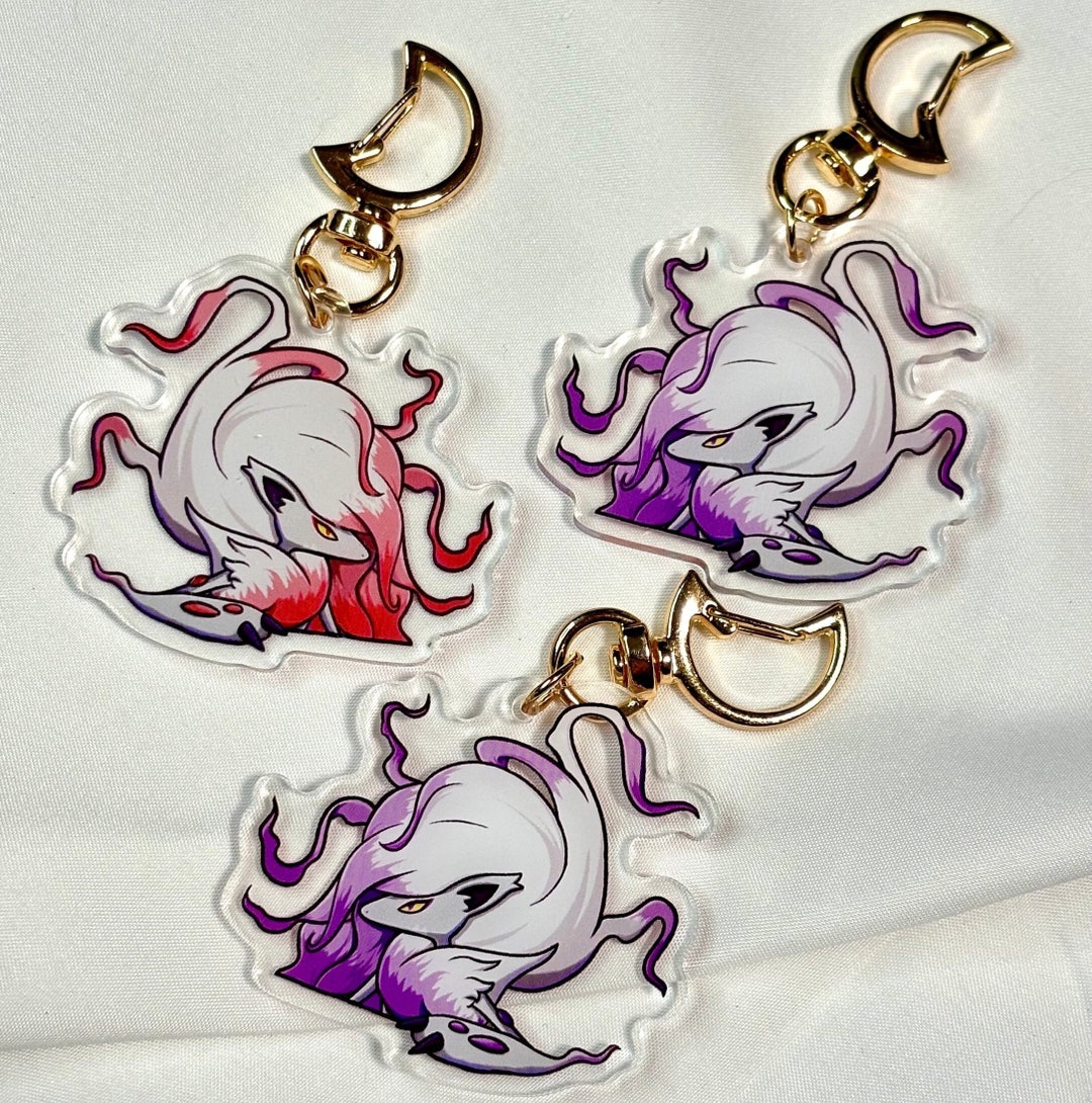 Hisuian Werewolf Keychain: Shiny Peeking Acrylic Charm - Etsy