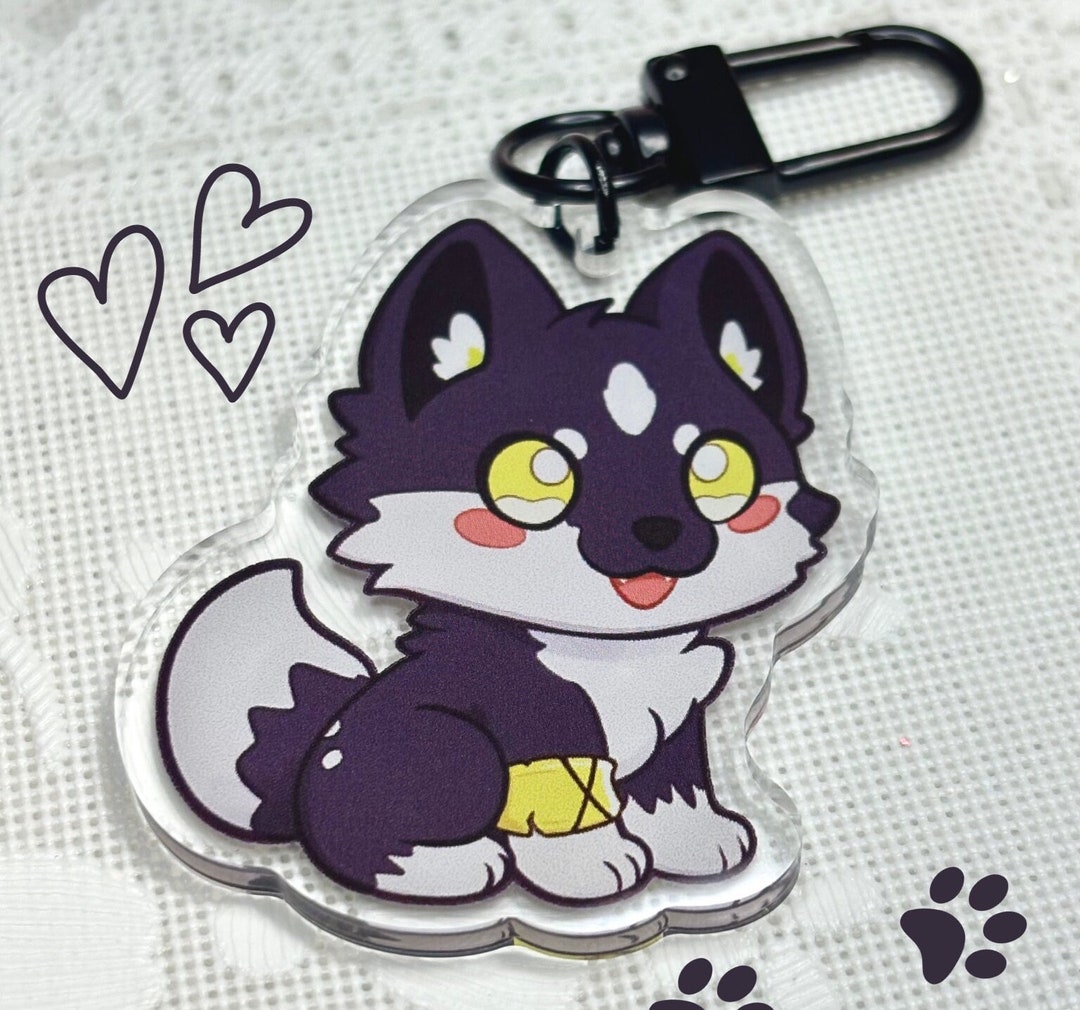 Torgal Keychain Charm | FFXVI Fanmerch of the Wolf Eikon Fenrir - Etsy