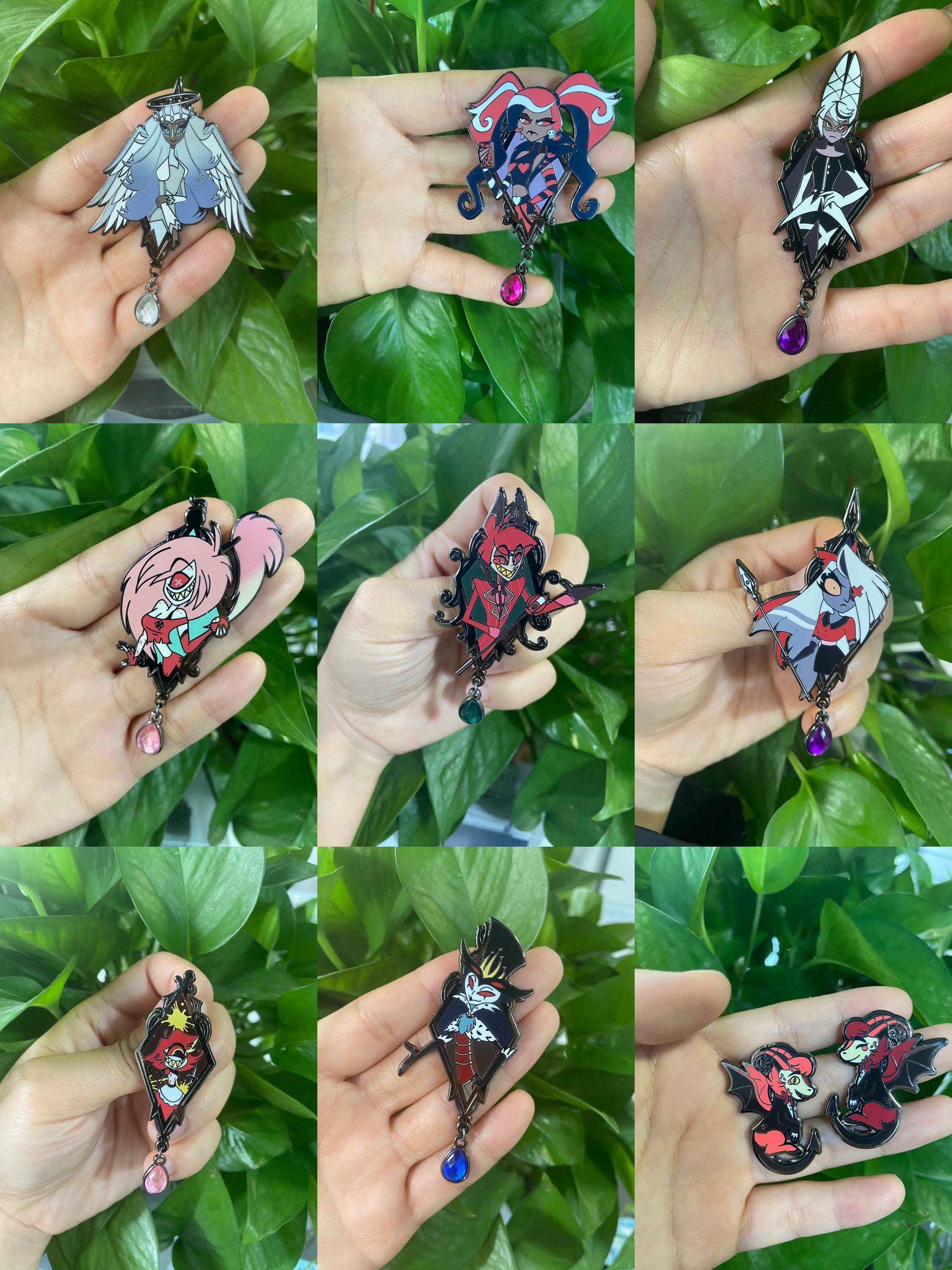 Lucifer (demon Form) Portrait Enamel Pin | Hazbin Hotel Fanart - Etsy