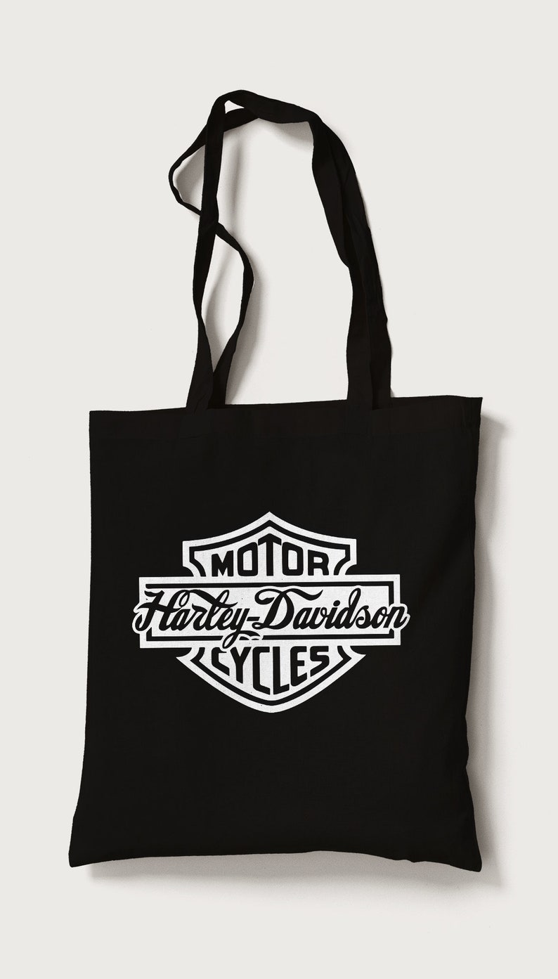 Harley Davidson Logo Motorcycle Tote Bag - Etsy UK