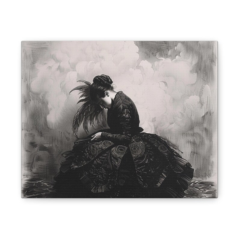 A Women in Despair | Art | Canvas Gallery Wraps - Etsy
