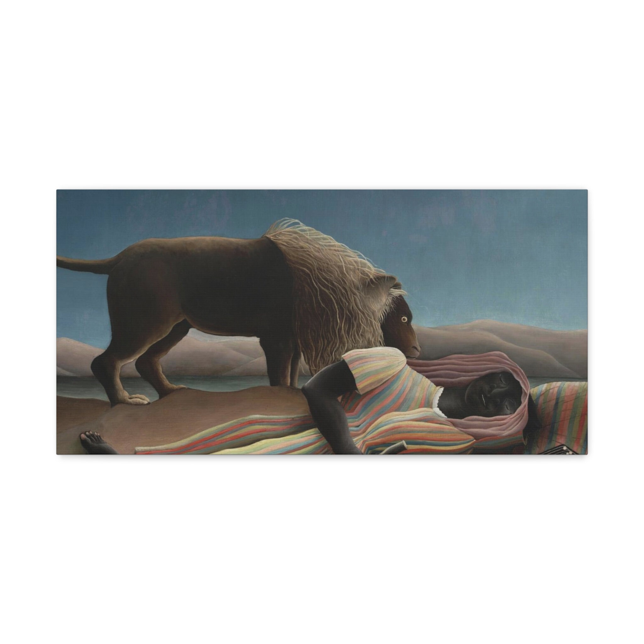 Henri Rousseau's the Sleeping Gypsy1897 Polyester Canvas - Etsy