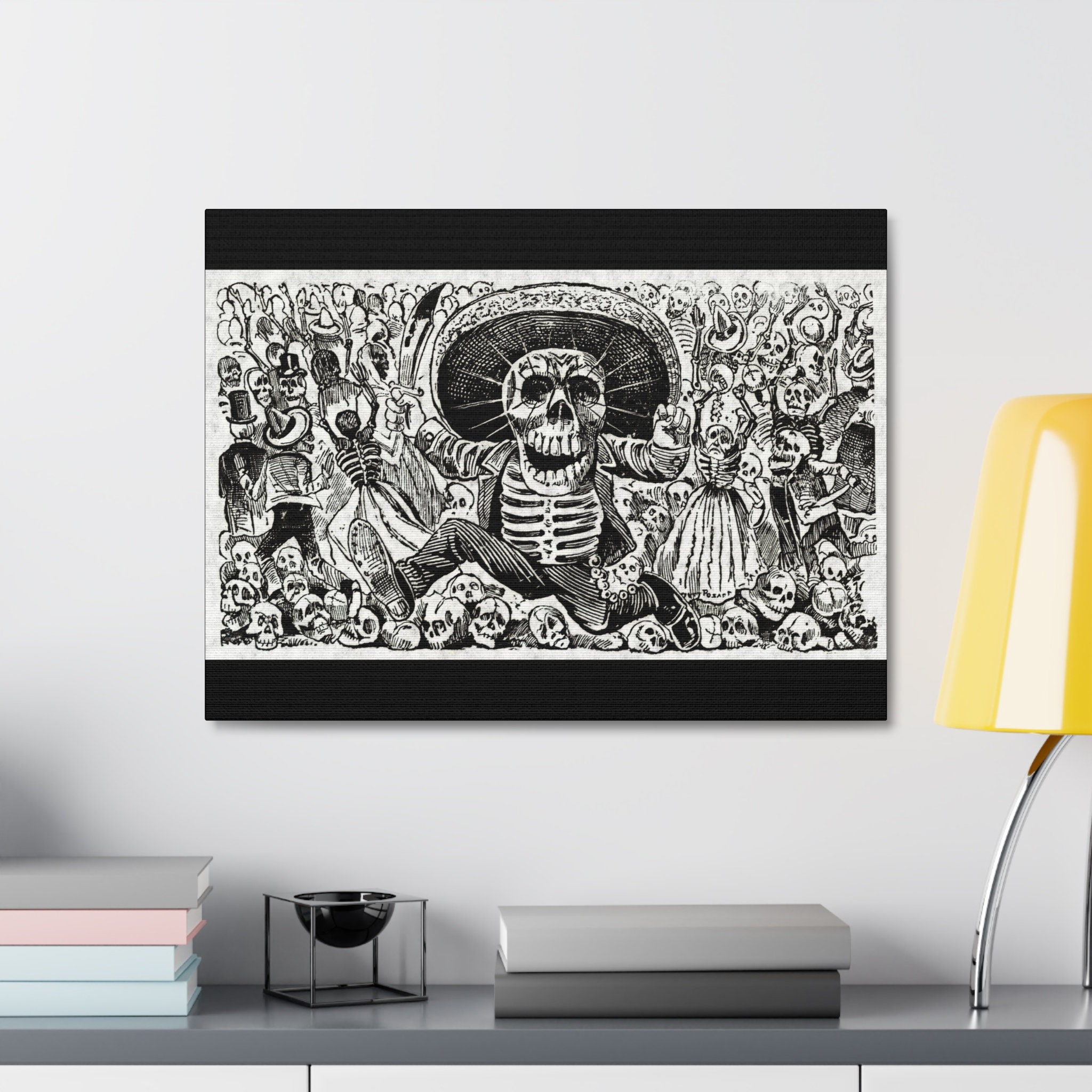 Calaveras Oaxaquena by Mexican Political Printmaker and Engraver, Jose ...