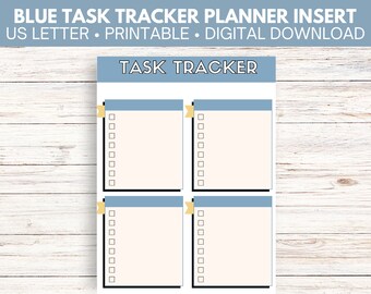 To Do List Printable, Task Tracker, Check List, INSTANT DOWNLOAD ...