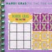 Mardi Gras Tic Tac Toe Game - It's a Reusable Printable - Etsy