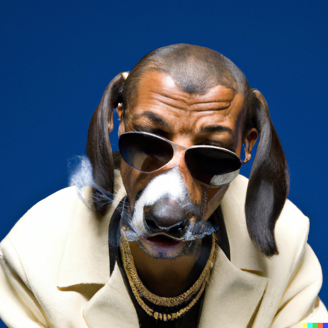 Half-dog, Half-legend: A Portrait of Snoop Dogg - Etsy
