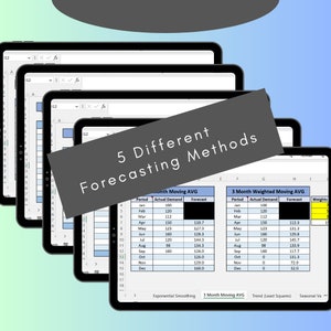 Sales Demand Forecasting Excel Template | Predict Future Sales ...