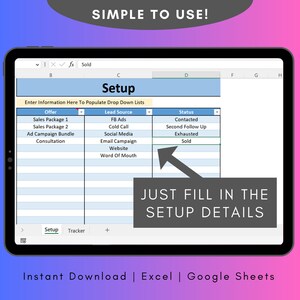 Client Tracker Excel Spreadsheet: Small Business Customer Management - Etsy