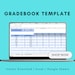 Excel Student Gradebook Template: Class Average Calculator (digital ...