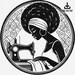 Crafty African Queen SVG Beautiful Black Woman Sewing Fashion Clothing ...