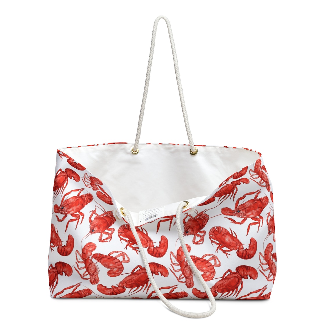 Lobster Beach Bag-lobster Bag, Nautical Beach Bag, Bridesmaid Beach Bag ...
