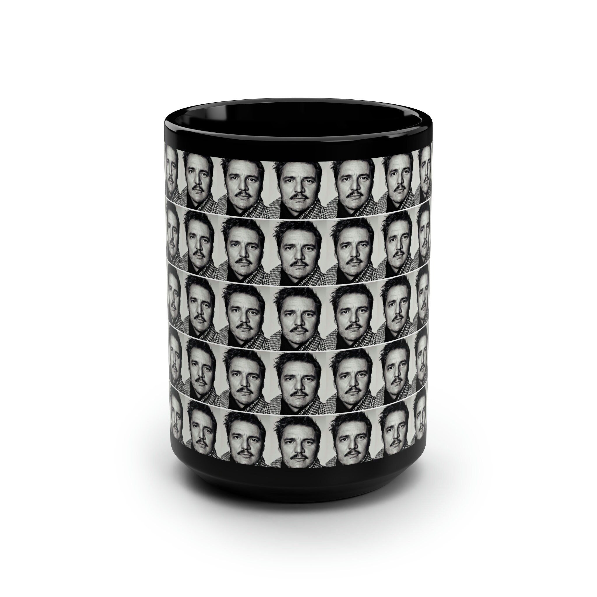Pedro Pascal Mug Pedro Pascal Fan Mug Pedro Coffee Mug BW - Etsy