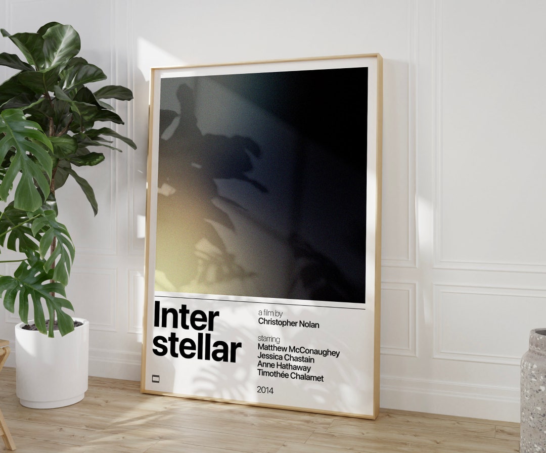 Interstellar, Interstellar Poster, Christopher Nolan, Birthday Gift ...
