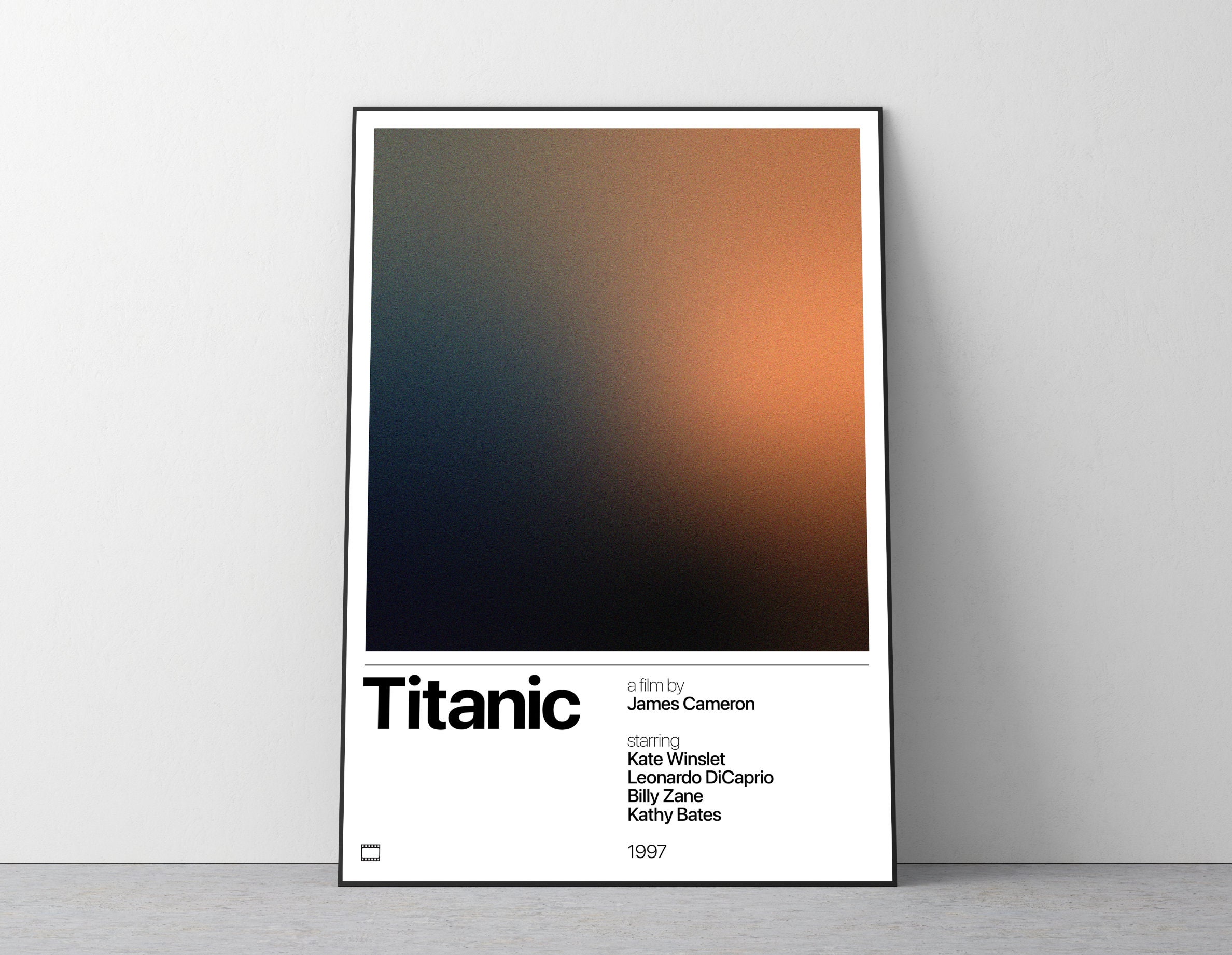 Titanic, Titanic Movie Poster, Romance Movie, Minimalist Film Print ...