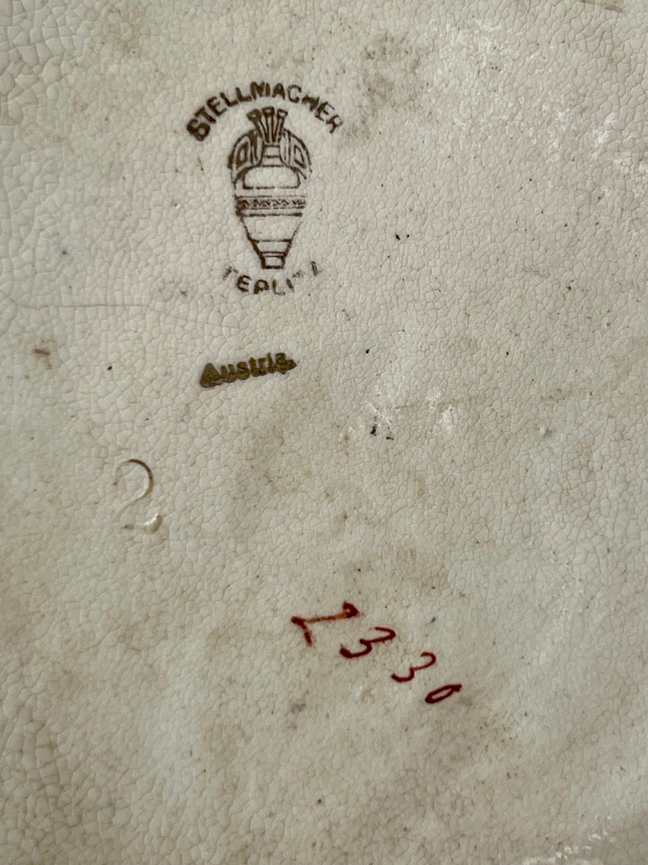 Rare Stellmacher Teplitz Austrian Art Pottery Footed Dish - Etsy