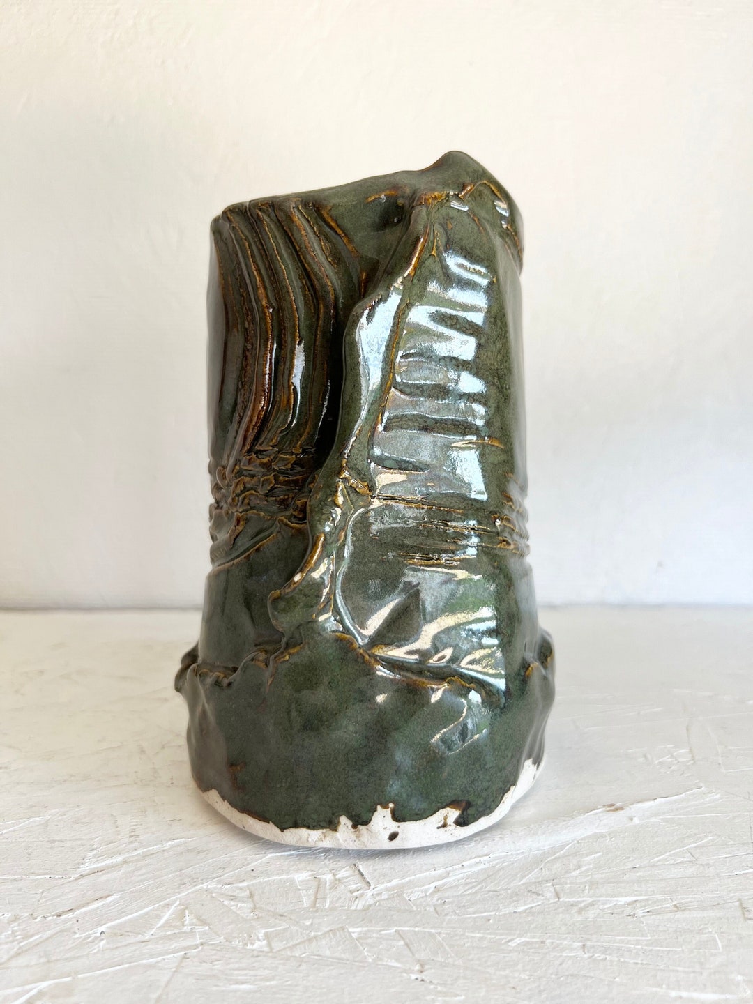 Abstract Studio Pottery Unique Vase Art Sculpture - Etsy