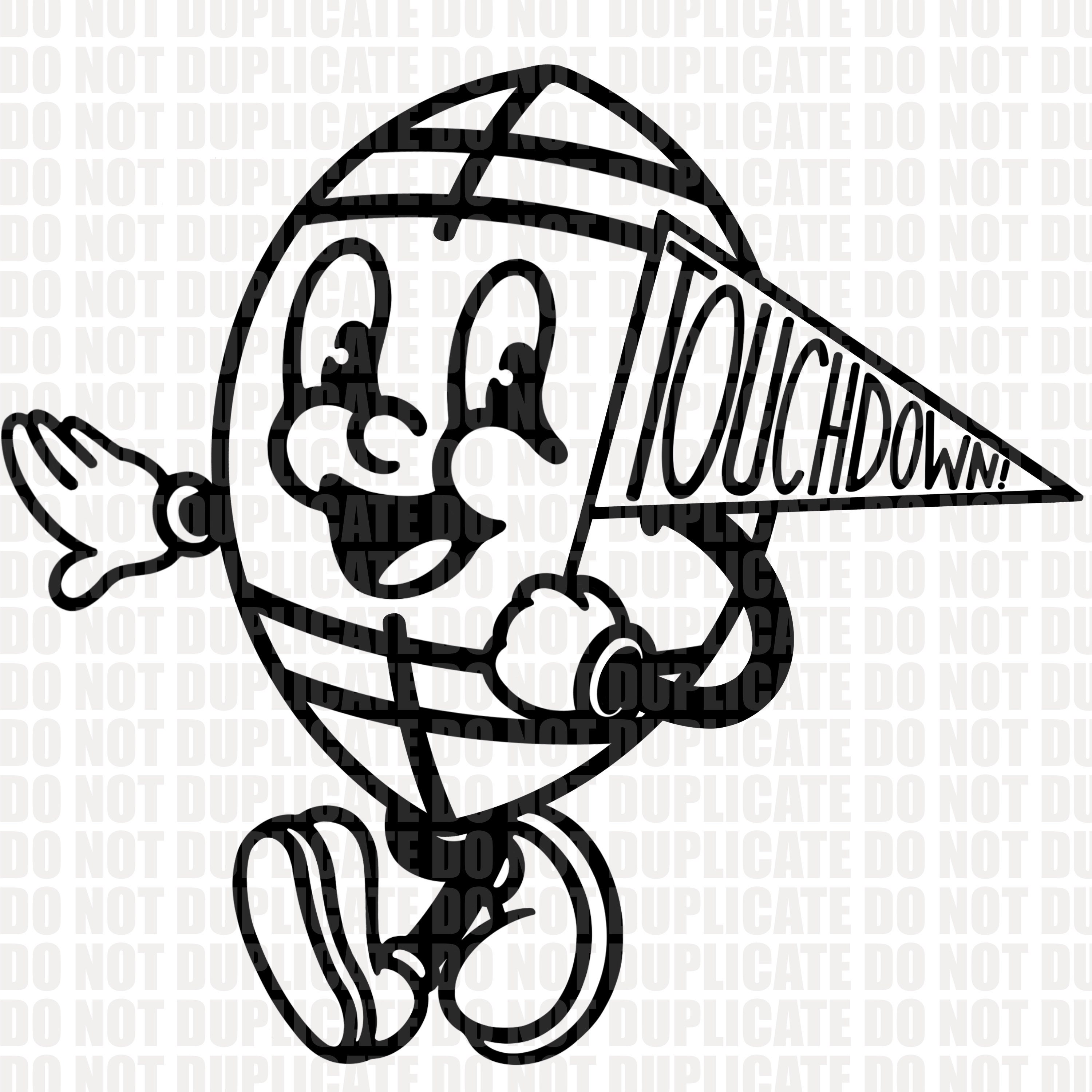 Retro Football PNG - Etsy