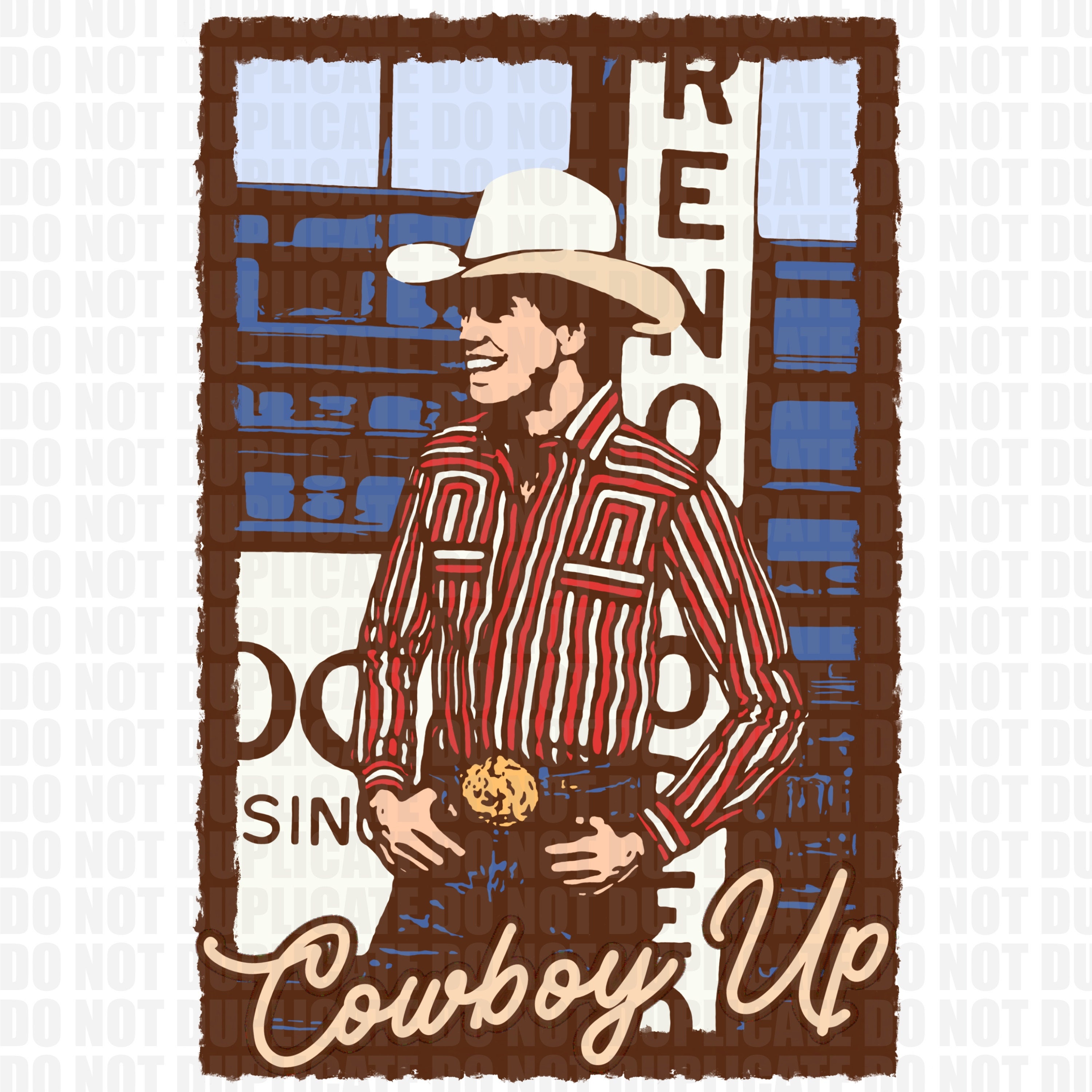 Cowboy up PNG - Etsy