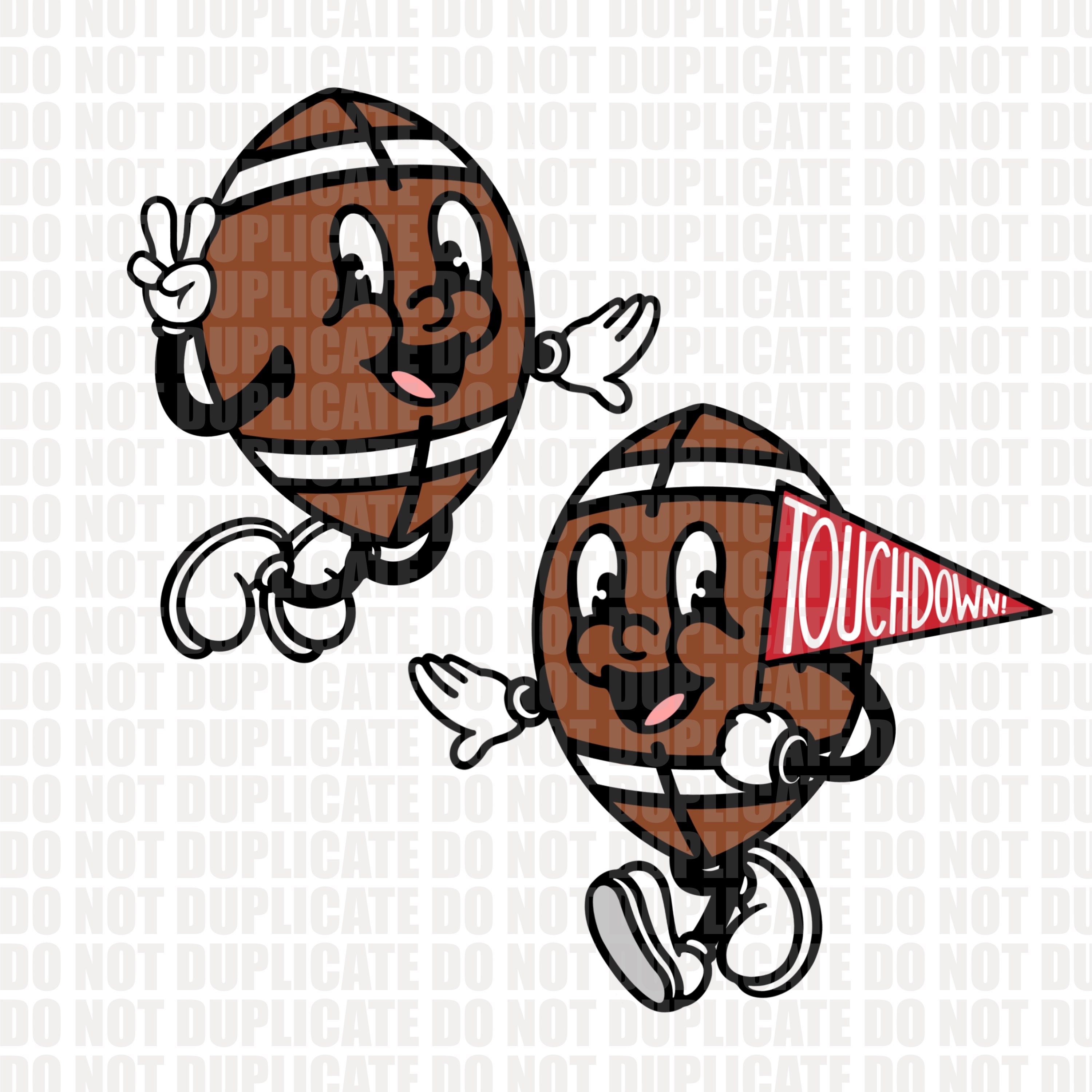 Retro Football PNG - Etsy