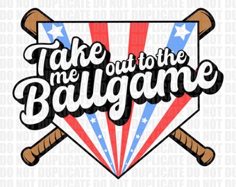 Take Me Out to the Ballgame Png, Baseball Clipart, Baseball Sublimation ...