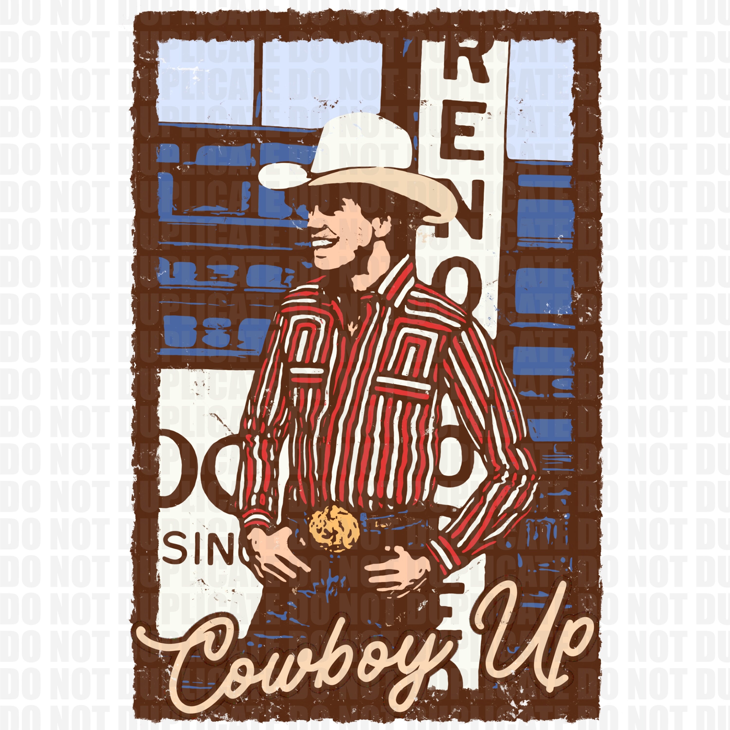 Cowboy up PNG - Etsy
