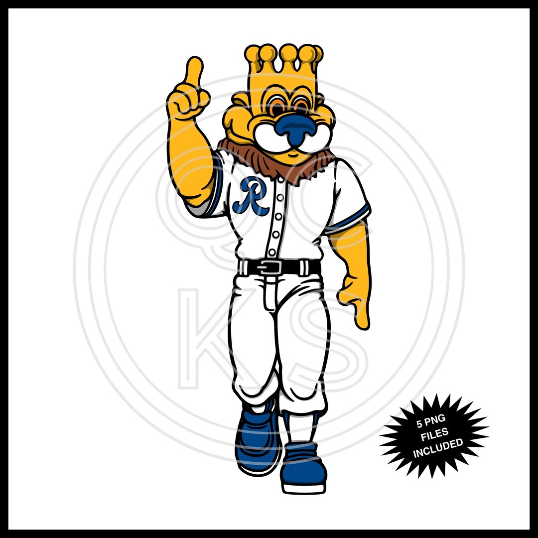 Kansas City Baseball Lion PNG - Etsy