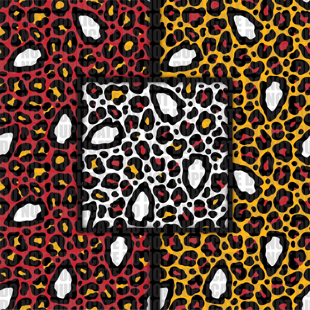 Arrowhead Leopard Seamless Pattern Bundle 1 coordinating PNG Bundle ...