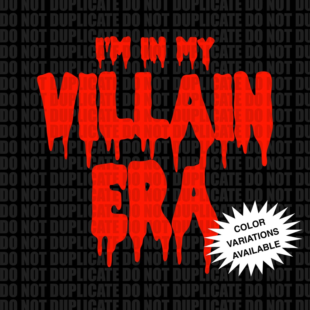 Villain Era Color PNG - Etsy