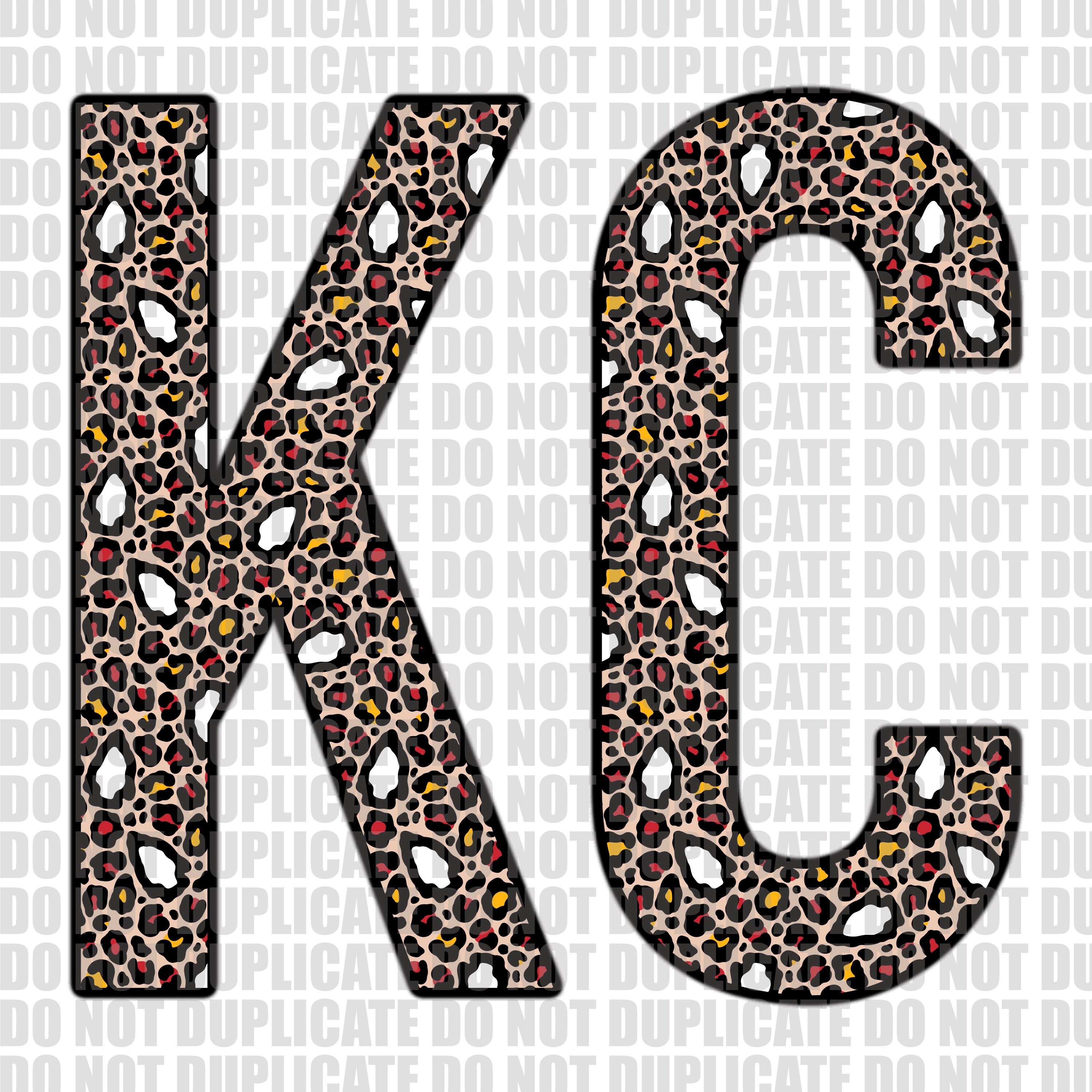 Arrowhead Leopard KC PNG Bundle 3 coordinating Seamless - Etsy