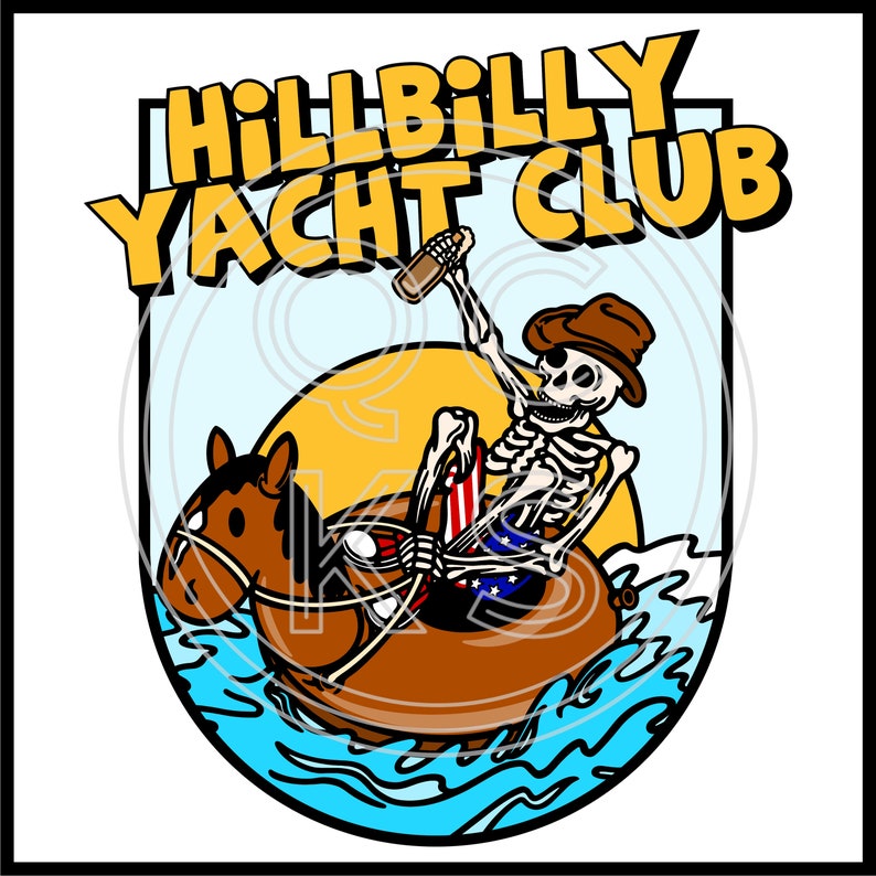 Hillbilly Yacht Club PNG - Etsy
