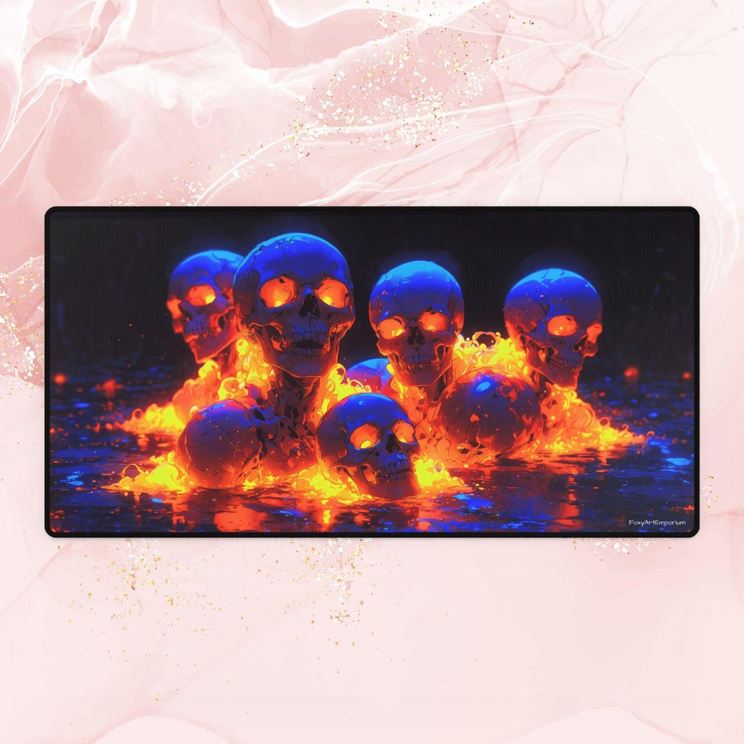 Melting Madness, TCG Mat, Table Top Games, Unique Graphic Design, Play ...
