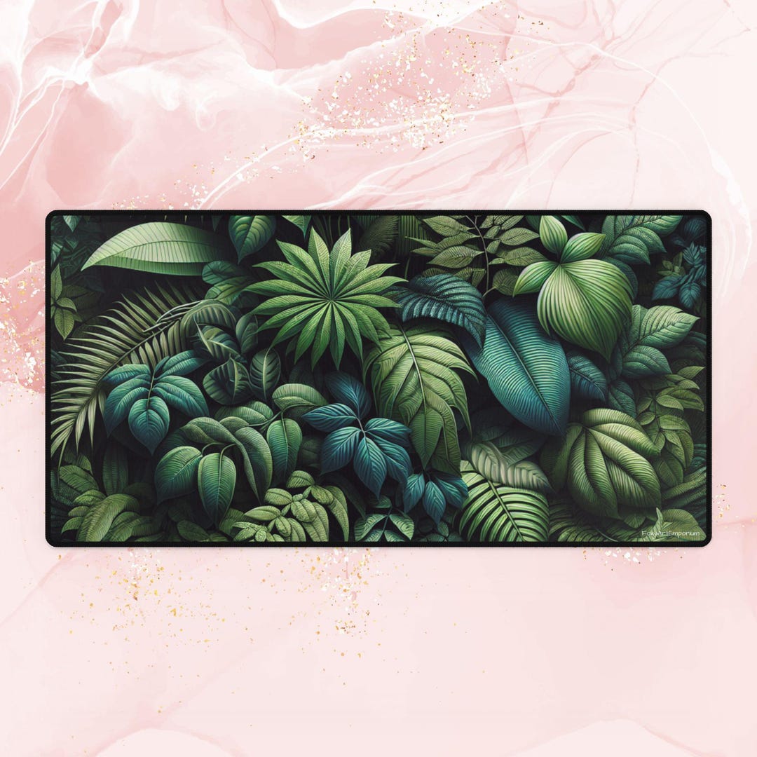 Soft Jungle, TCG Mat, Table Top Games, Unique Graphic Design, Play Mat ...