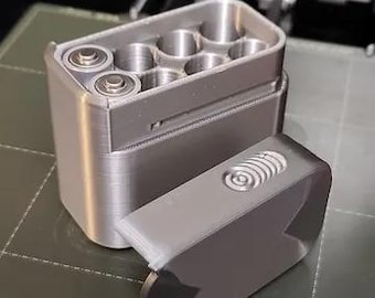 Battery Storage Box, 3D Printed and Sleek, Designed for AA and AAA ...