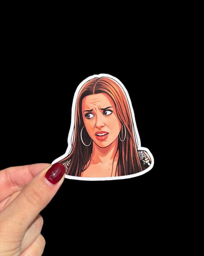 Pink Comedy Fan Art Sticker Pack - 2000's Teen Movie Inspired Vinyl ...