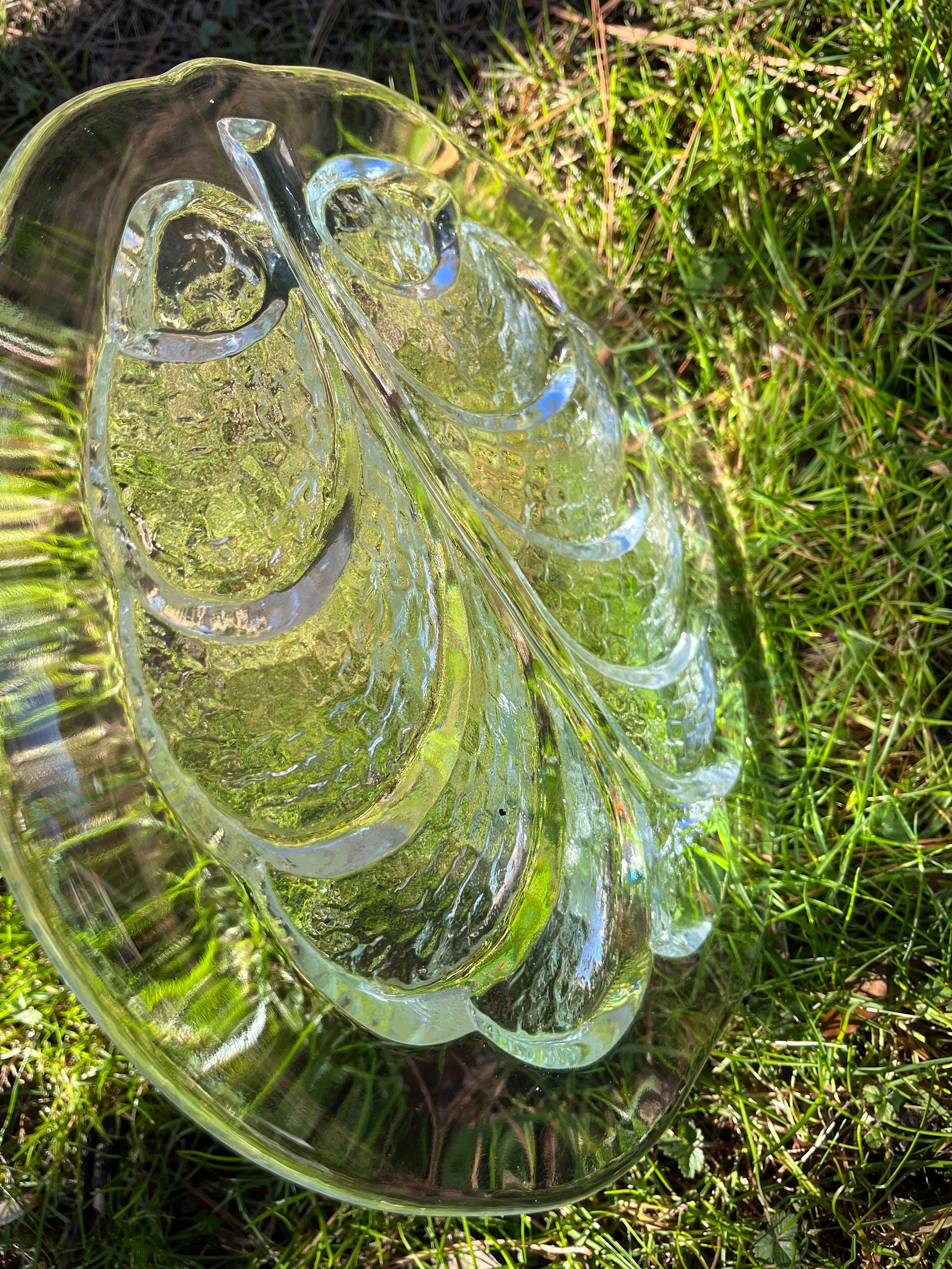 Vintage Orrefors Eden Glass Platter. - Etsy